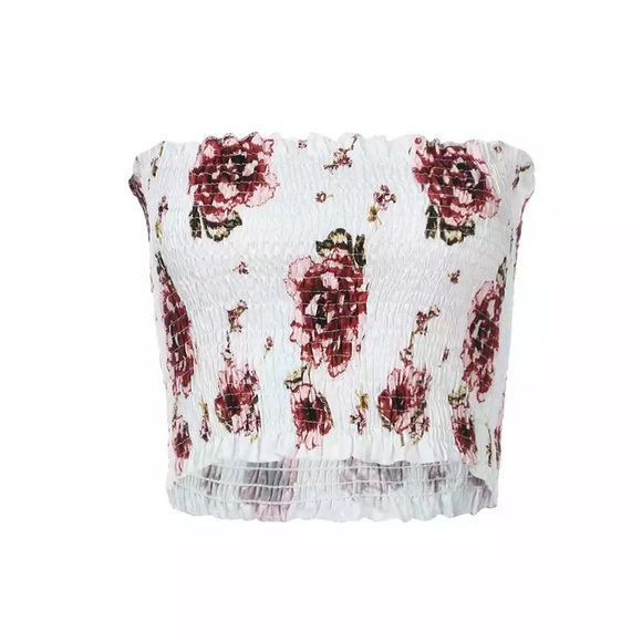 Tops | Rose Tube Top | Poshmark
